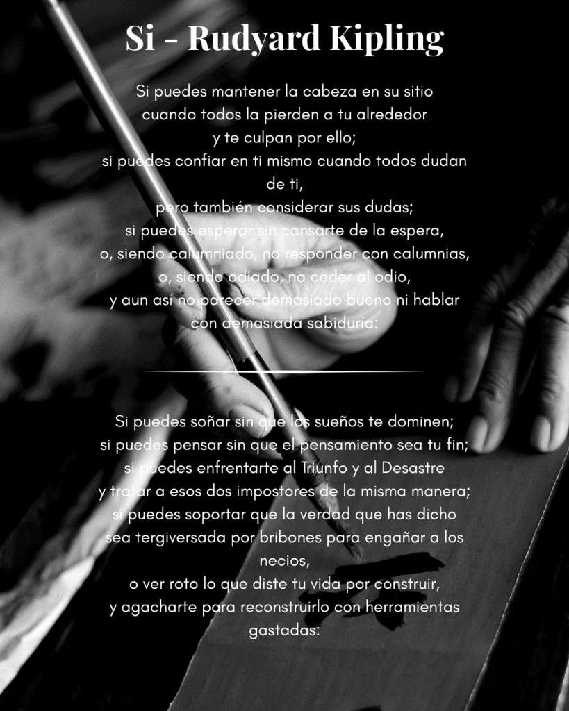 El Poema "Si" de Kipling: Texto, Traducción y Análisis